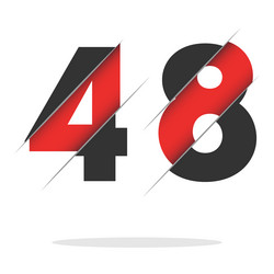 Number 48 Vector Images (over 500)