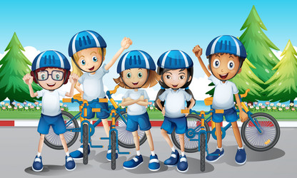 Kids Bike Ride Vector Images (over 6,200)