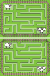 Game Sheep Maze Vector Images (88)