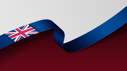 England ribbon flag background Royalty Free Vector Image