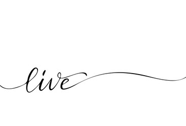 Simple endless hand drawn lettering print Vector Image