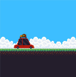 Road Pixel Art Vector Images (over 600)