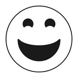 Smiley face icon Royalty Free Vector Image - VectorStock