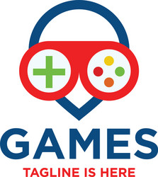 Bomb games online logo Royalty Free Vector Image