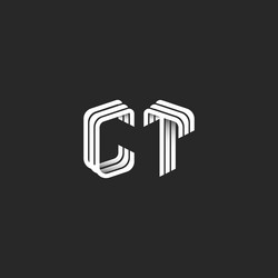 Ct Monogram Vector Images (over 1,700)