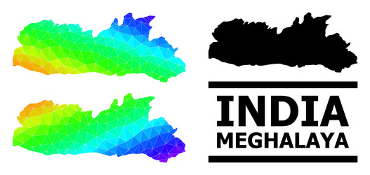 Meghalaya Map Vector Images (over 260)