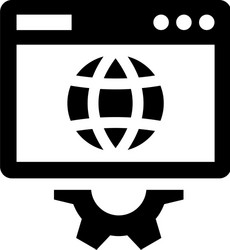 Personal development black icon sign Royalty Free Vector