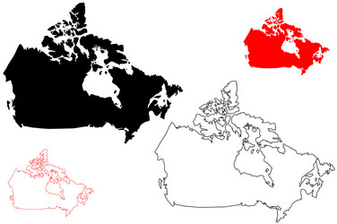 Map of Canada Outline Vector Images (over 2,200)