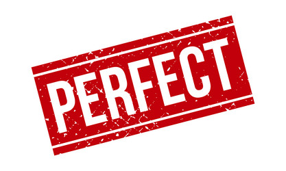 Perfect rubber stamp red rubber grunge Royalty Free Vector