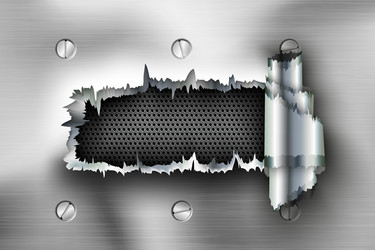 Torn Metal Vector Images (over 1,400)