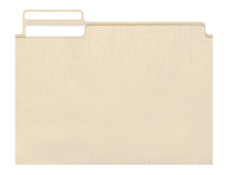 Front and back manila envelope with place Vector Image