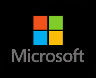 Windows microsoft symbol brand logo design Vector Image