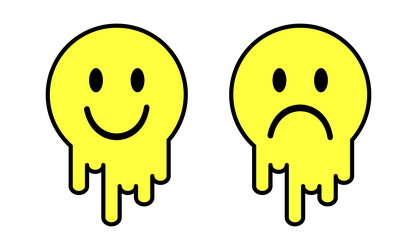 Dripping Smiley Face Vector Images (over 360)