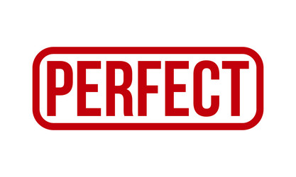 Perfect rubber stamp red rubber grunge Royalty Free Vector