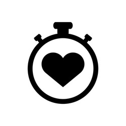 Stopwatch stop watch timer logo icon design Vector Image