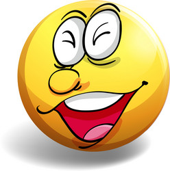 Laughing emoticon Royalty Free Vector Image - VectorStock