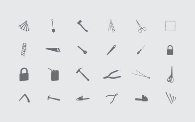 24 tool designs Royalty Free Vector Image - VectorStock