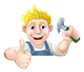 Man with Hammer Vector Images (over 16,000)