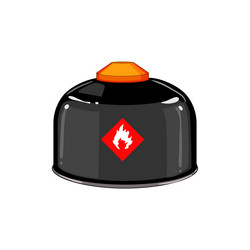 Blue stove fuel cartoon Royalty Free Vector Image