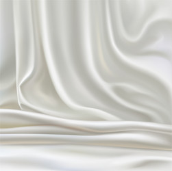 White silk fabric texture Royalty Free Vector Image
