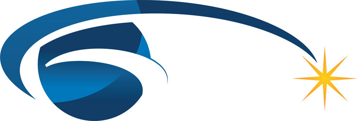 Global solution logo design template Royalty Free Vector