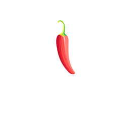 Delicious red hot pepper Royalty Free Vector Image