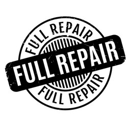 Full repair rubber stamp Royalty Free Vector Image