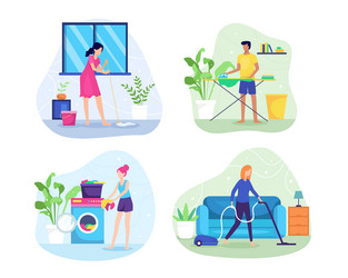 Do Housework Vector Images (over 1,400)