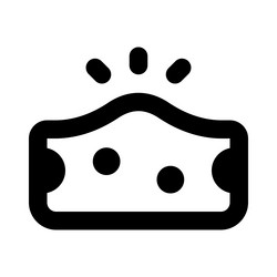 Cross section view of the acne skin layer layout Vector Image