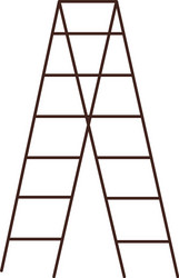 Red ladder icon Royalty Free Vector Image - VectorStock