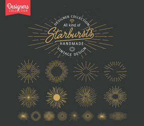 Starburst icon set Royalty Free Vector Image - VectorStock