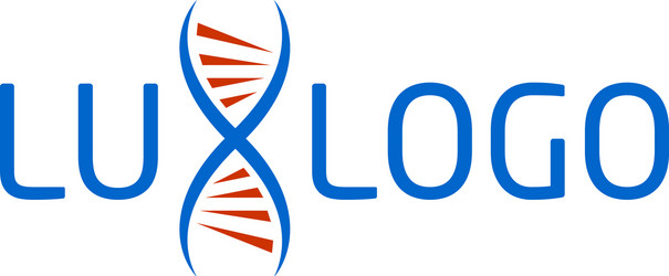 Lux company logo template Royalty Free Vector Image