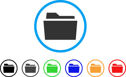 Temporary folder icon Royalty Free Vector Image