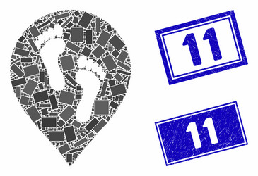 Foot Steps on a Map Vector Images (over 150)