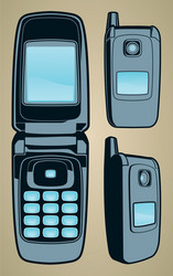 Flip Phone Vector Images (over 760)