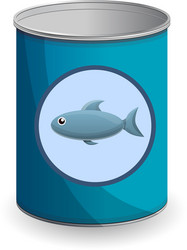 Canned food icon cartoon style Royalty Free Vector Image