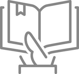 Open book icon Royalty Free Vector Image - VectorStock