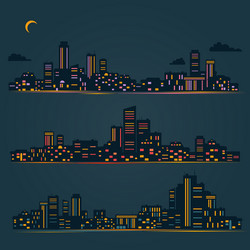 Urban cityscape Royalty Free Vector Image - VectorStock