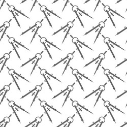 Compasses seamless pattern for simple backgrounds Vector Image