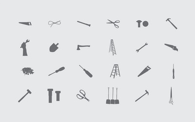 24 tool designs Royalty Free Vector Image - VectorStock