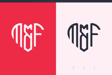 Initial zs letters with red heart and love logo Vector Image