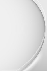 Gray curve frame template Royalty Free Vector Image