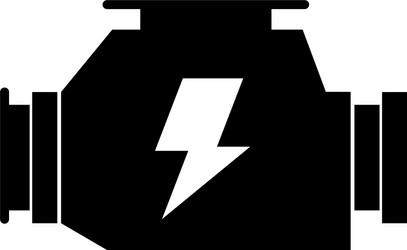 Car carburetor powerful engine machine symbol Vector Image