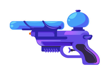Children toy water gun plaything for summers Vector Image