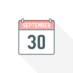 September 30 Calendar Vector Images (over 110)