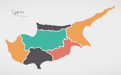 Cyprus Division Map Vector Images (91)