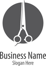 Scissors logo icon Royalty Free Vector Image - VectorStock