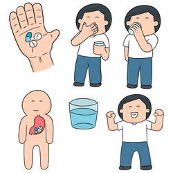 Taking Medicine Cartoon Vector Images (over 920)