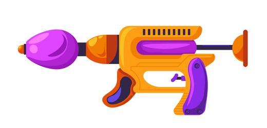 Children toy water gun plaything for summers Vector Image