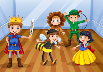 Role Play Cartoon Vector Images (over 1,000)